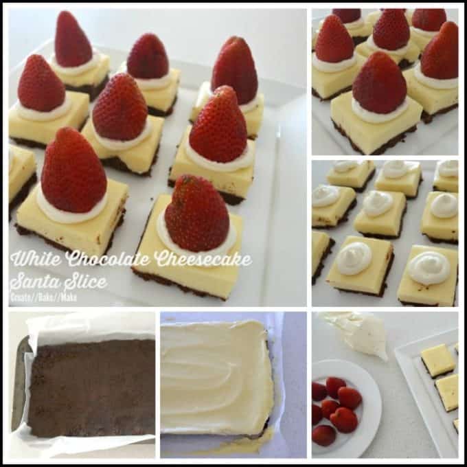Santa Cheesecake Slice - Create Bake Make