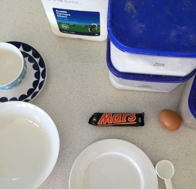 Mars Bar Mug Cake - Create Bake Make