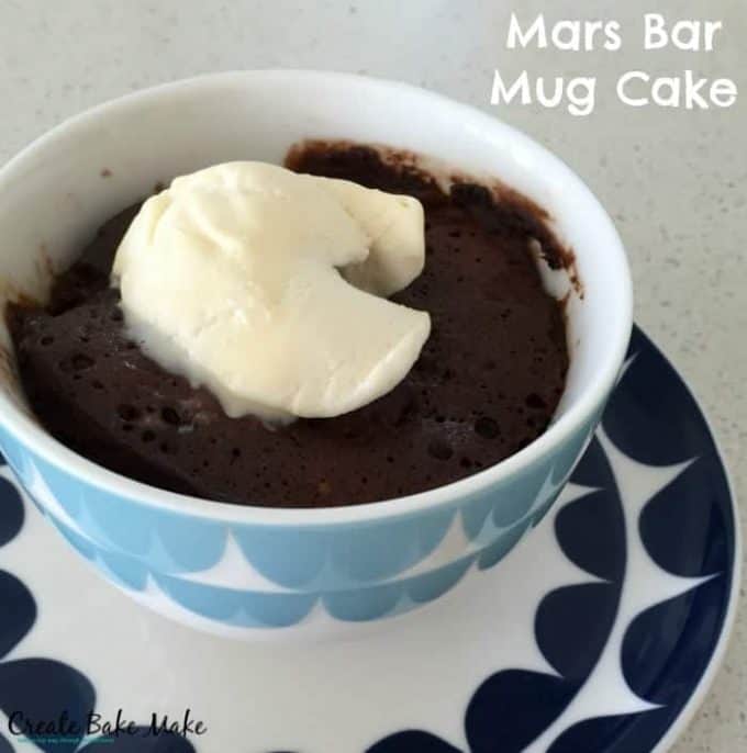 Mars Bar Mug Cake - Create Bake Make
