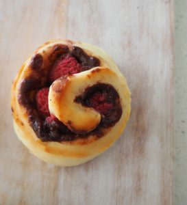 Nutella and Raspberry Scrolls - Create Bake Make