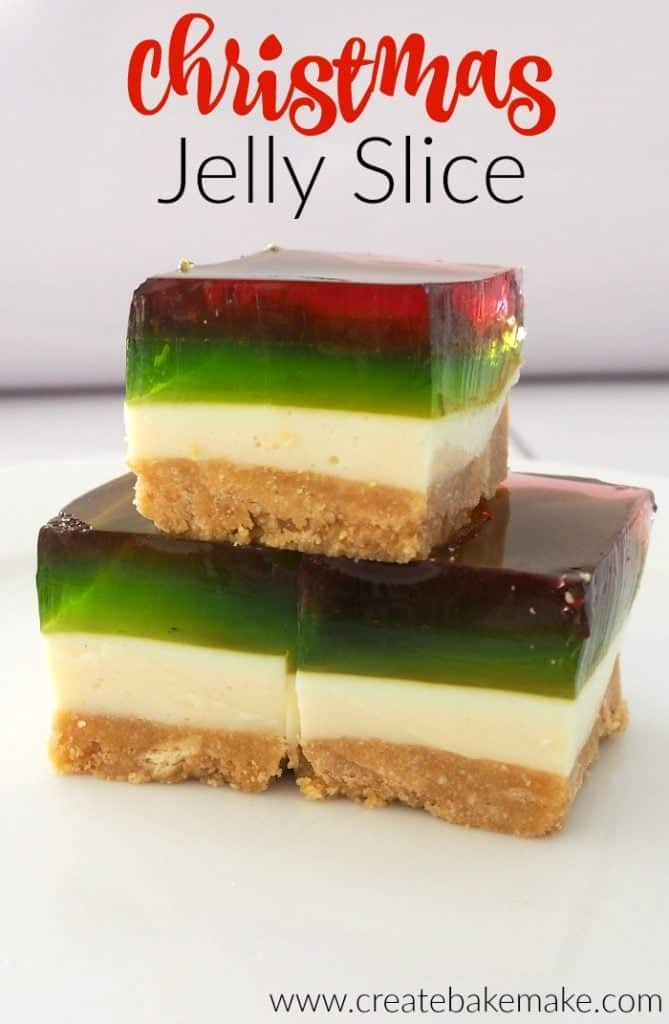 Christmas Jelly Slice - Create Bake Make