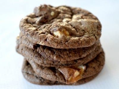 Chocolate Snickers Cookies - Create Bake Make
