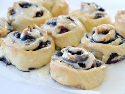 Blueberry and Cinnamon Scrolls - Create Bake Make