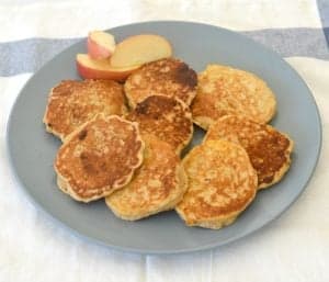 Wholemeal Apple and Cinnamon Pikelets - Create Bake Make