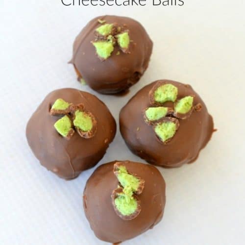 Mint Maltesers Cheesecake Balls - Create Bake Make