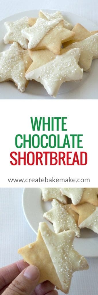 White Chocolate Shortbread Recipe - Create Bake Make