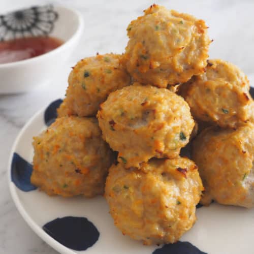 Baked Sweet Chilli Chicken Balls - Create Bake Make