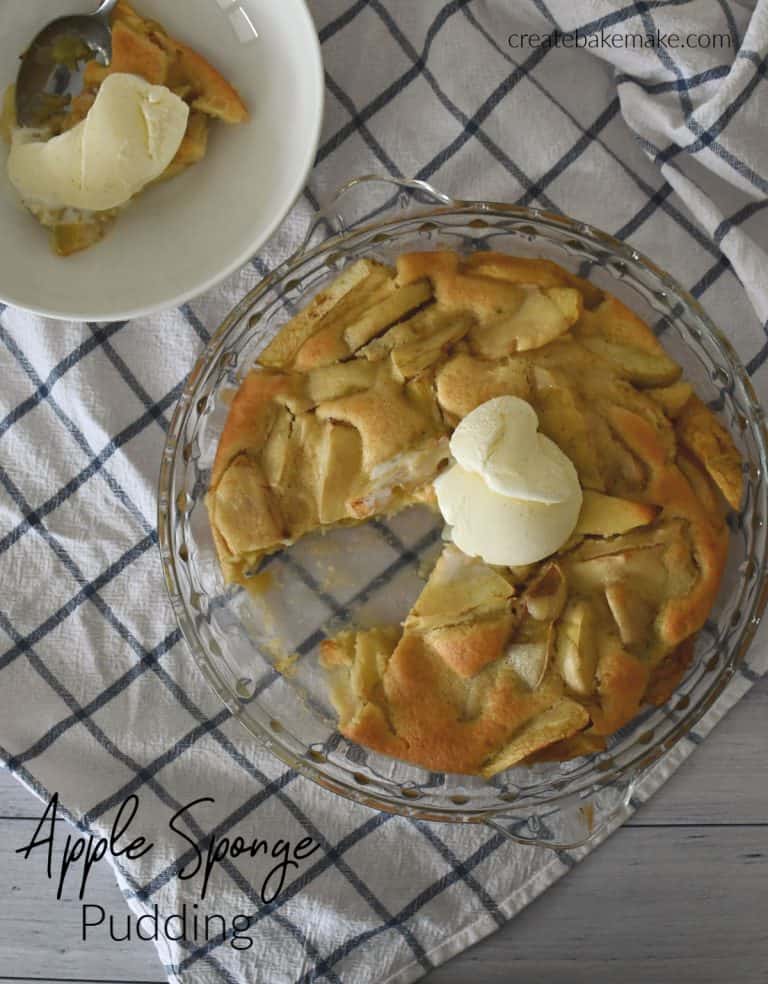 Apple Sponge Pudding - Create Bake Make