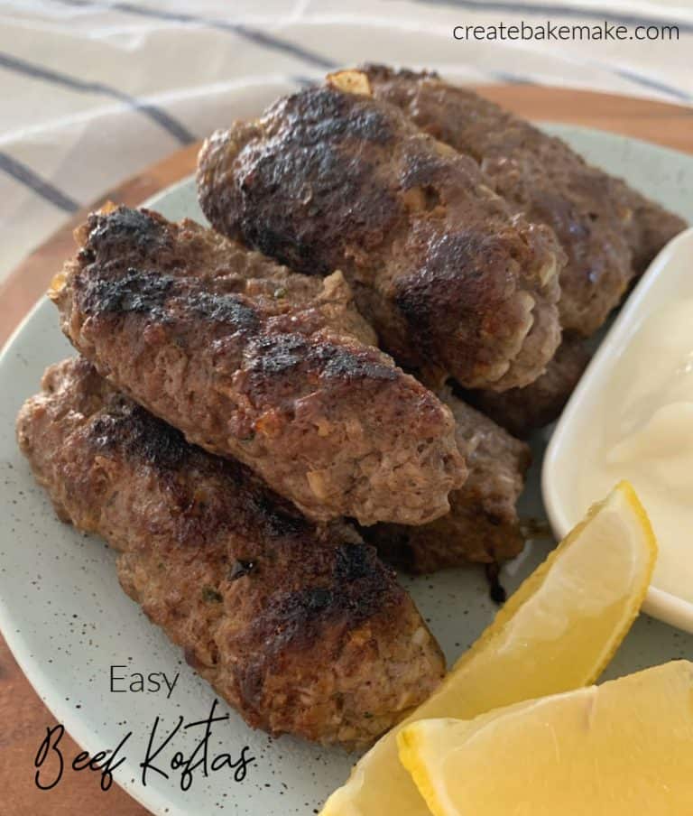 Easy Beef Kofta | Family Friendly - Create Bake Make