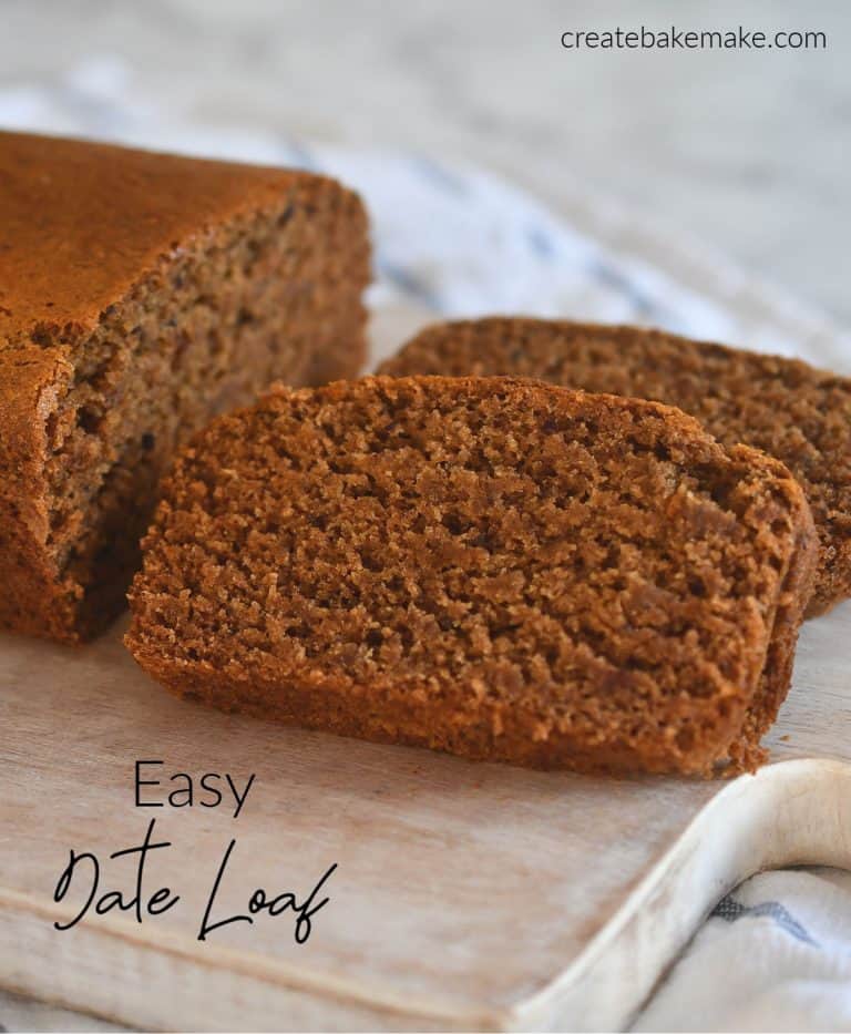 Easy Date Loaf Recipe - Create Bake Make