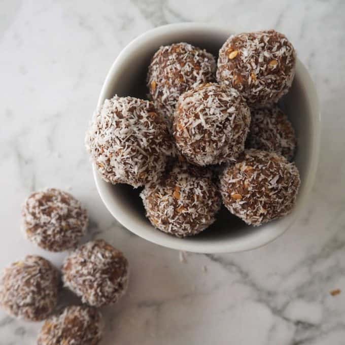 Protein Balls with Dates | Easy Snack Recipe - Create Bake Make