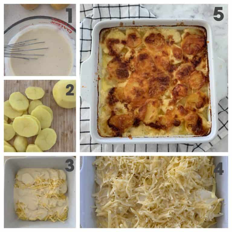 Cheesy Potato Bake | 5 Ingredient Budget Recipe - Create Bake Make