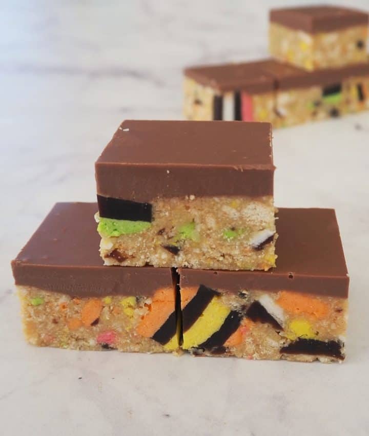 Licorice Allsort Slice