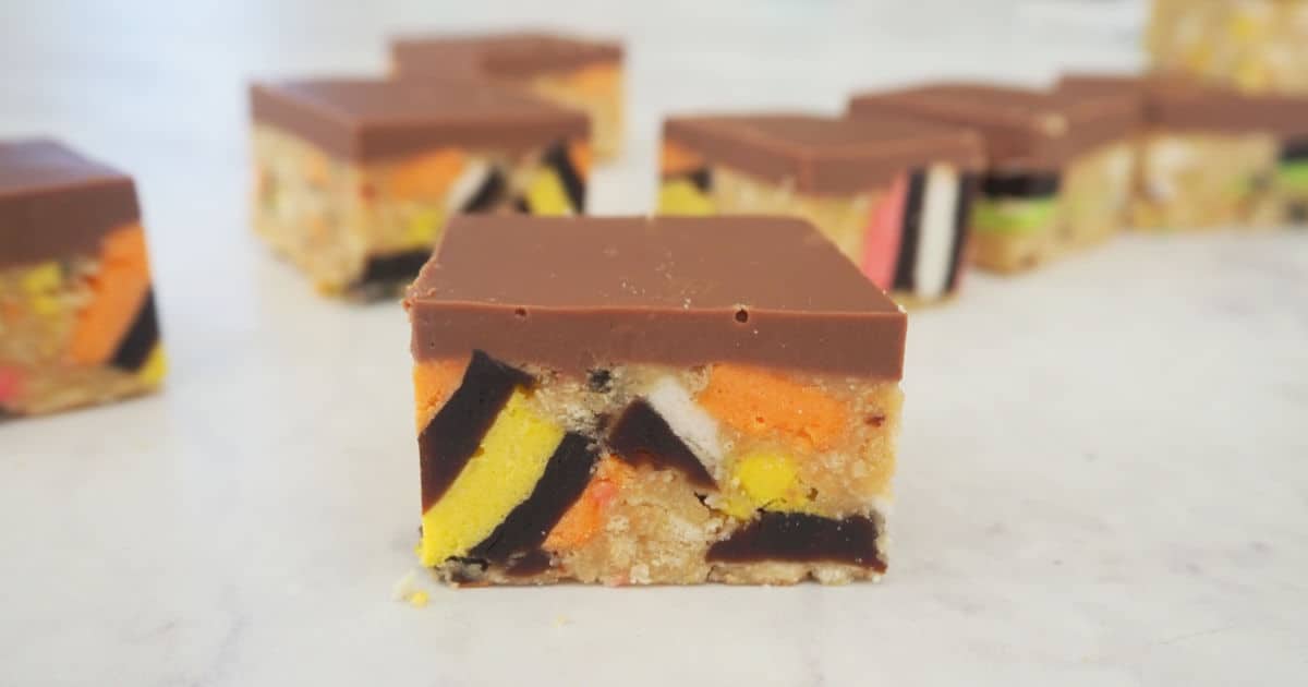 Licorice Allsort Slice