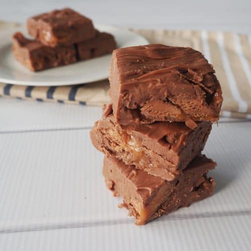 Mars Bar Fudge | 3 Ingredient Fudge Recipe - Create Bake Make