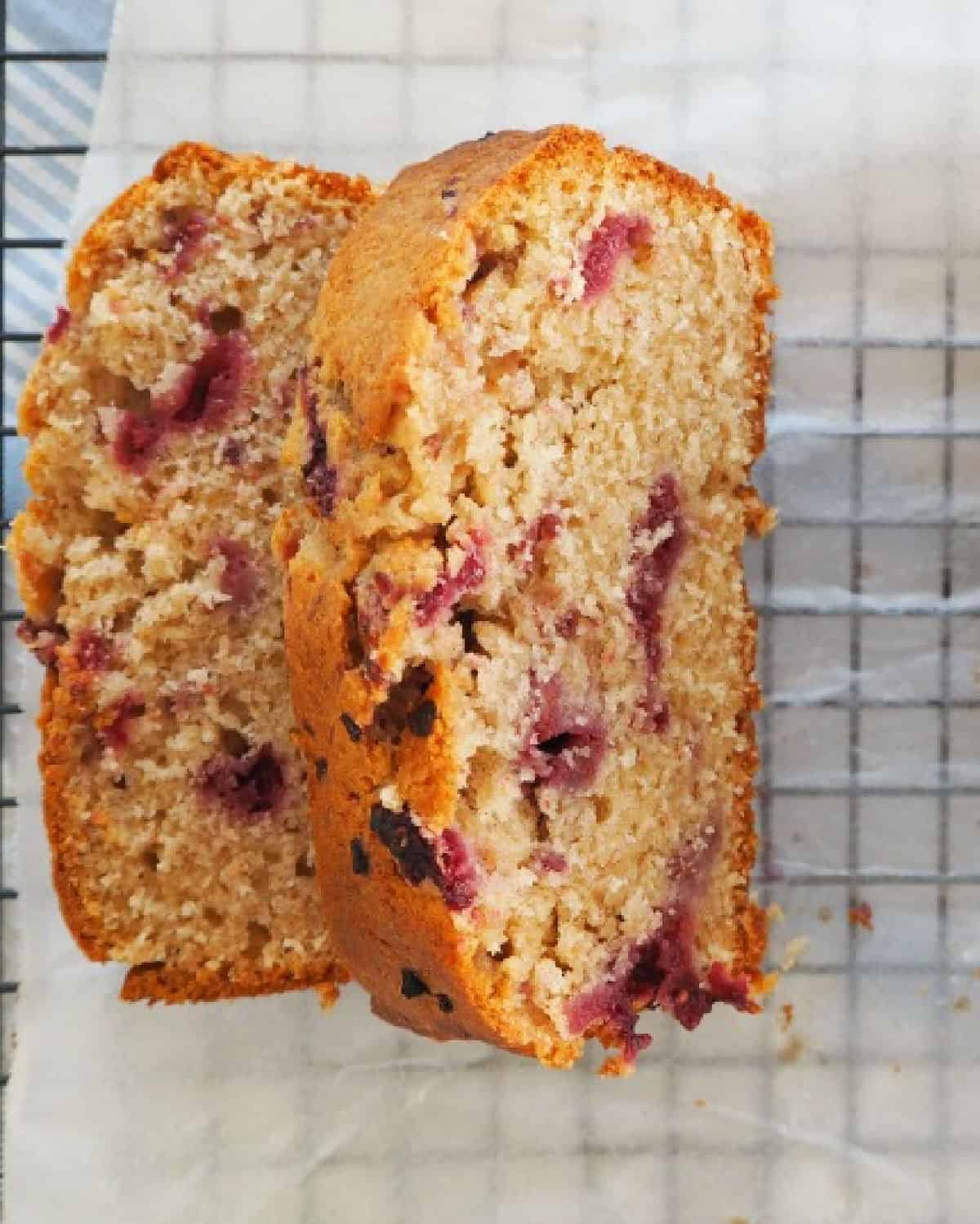 Banana and Raspberry Bread - Create Bake Make