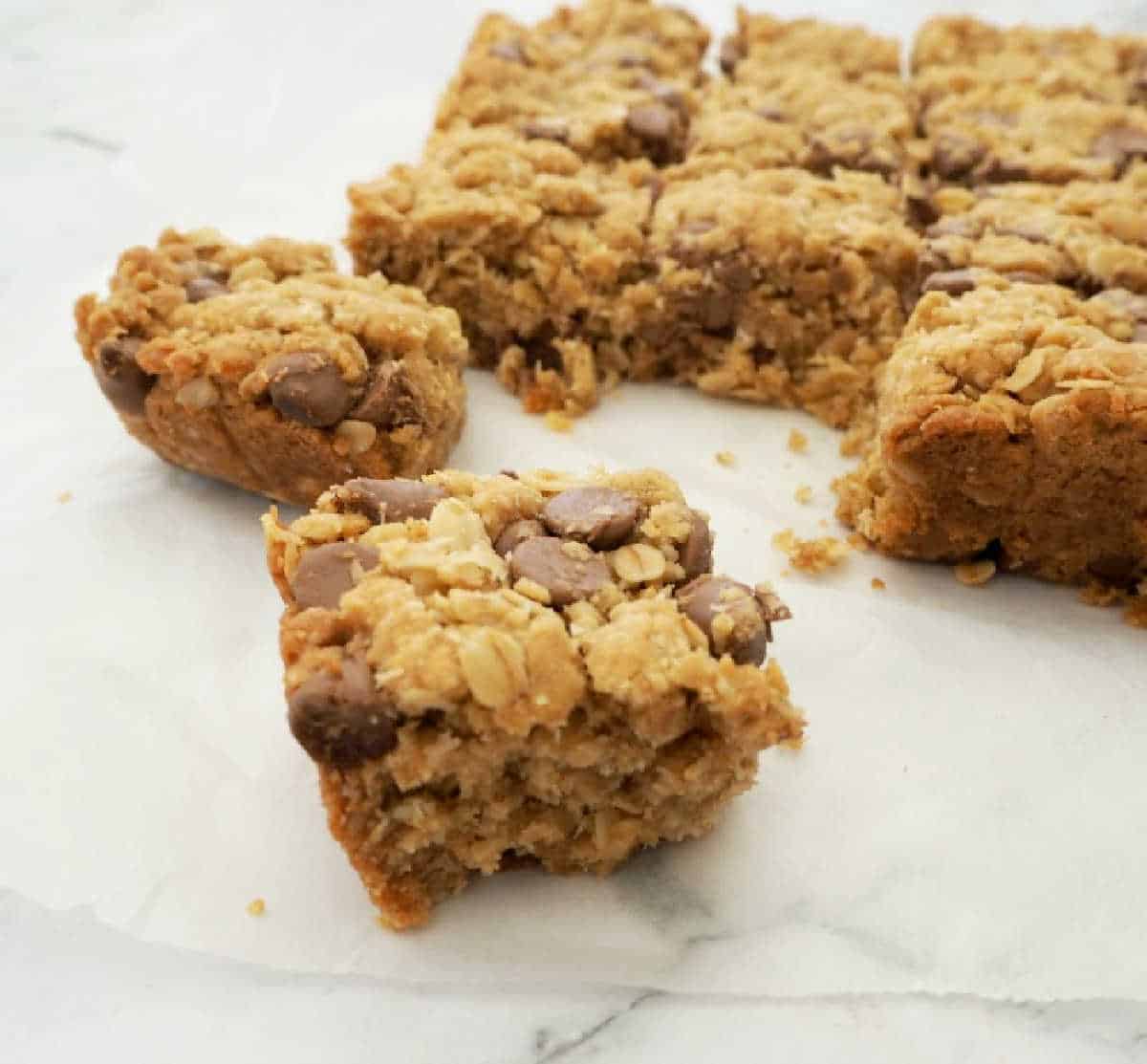 The Best Chocolate Chip Anzac Slice Recipe - Create Bake Make