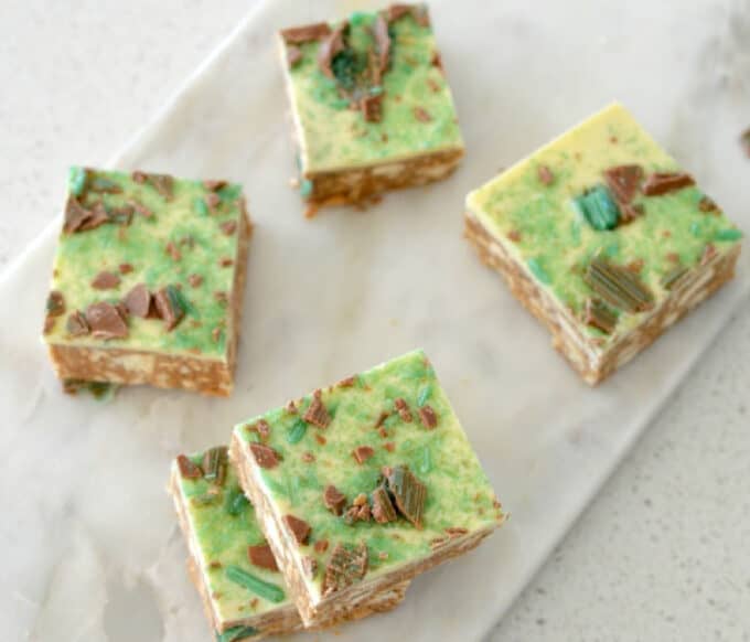The Best No Bake Peppermint Slice Recipe - Create Bake Make