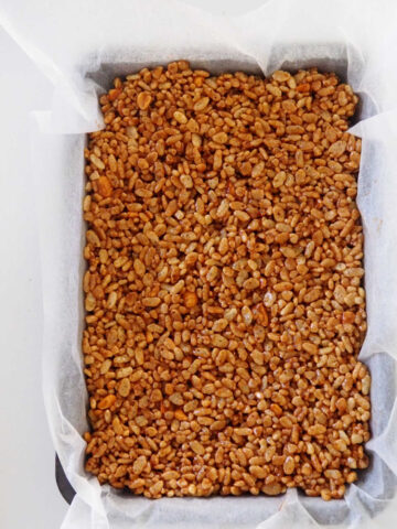 No Bake Snickers Slice Recipe - Create Bake Make