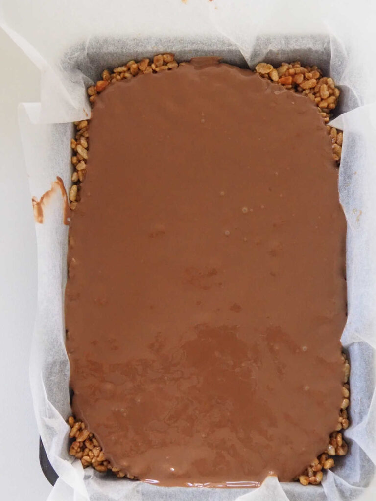 No Bake Snickers Slice Recipe - Create Bake Make