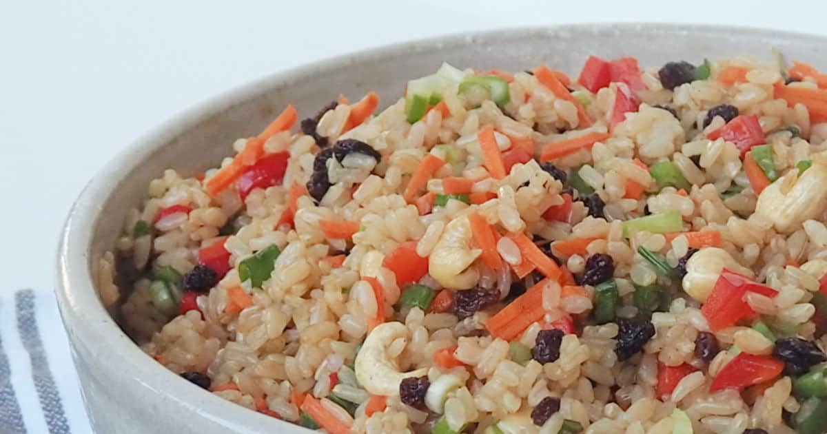 Brown Rice Salad - Create Bake Make