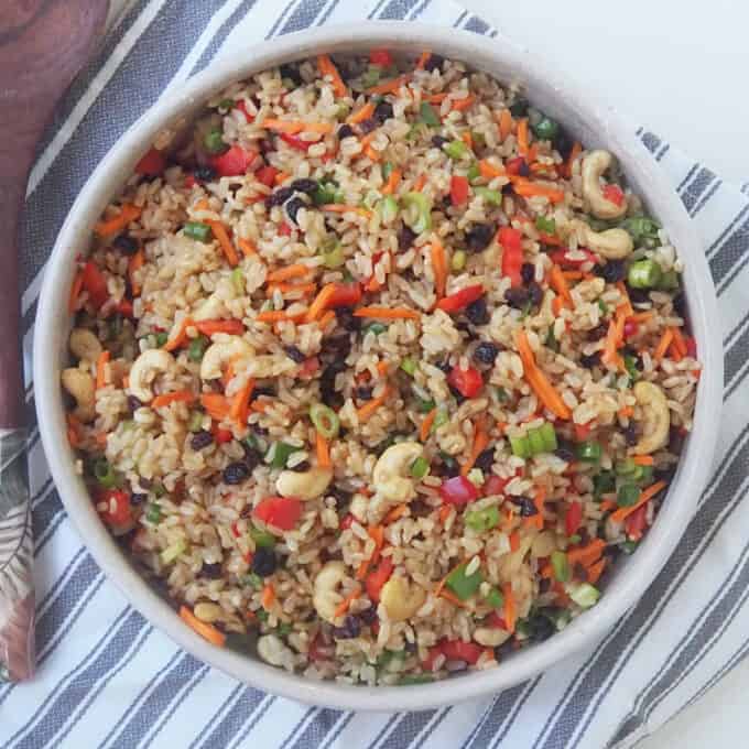Brown Rice Salad - Create Bake Make