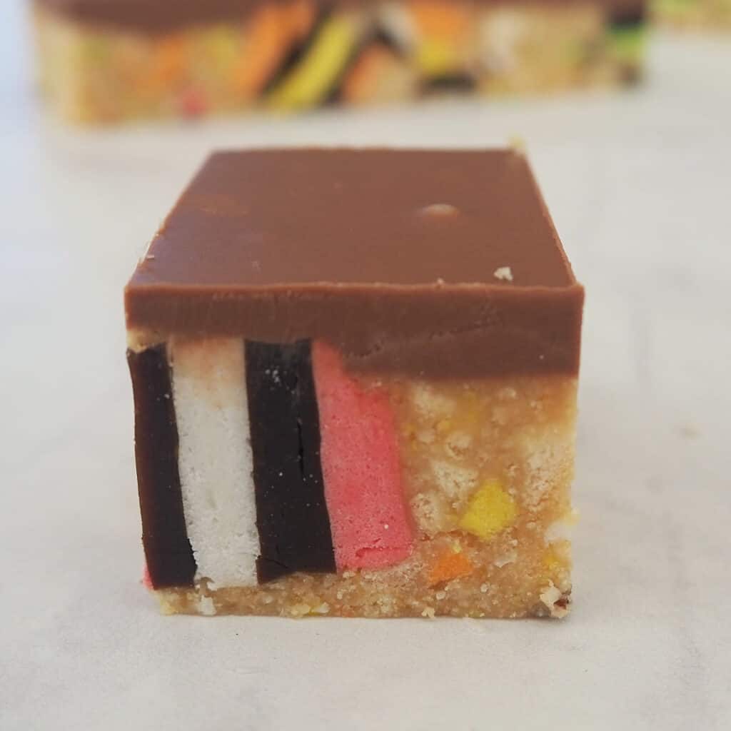 Licorice Allsort Slice