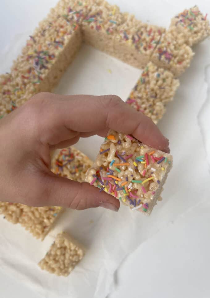 3 Ingredient Rice Bubble Bars Recipe - Create Bake Make