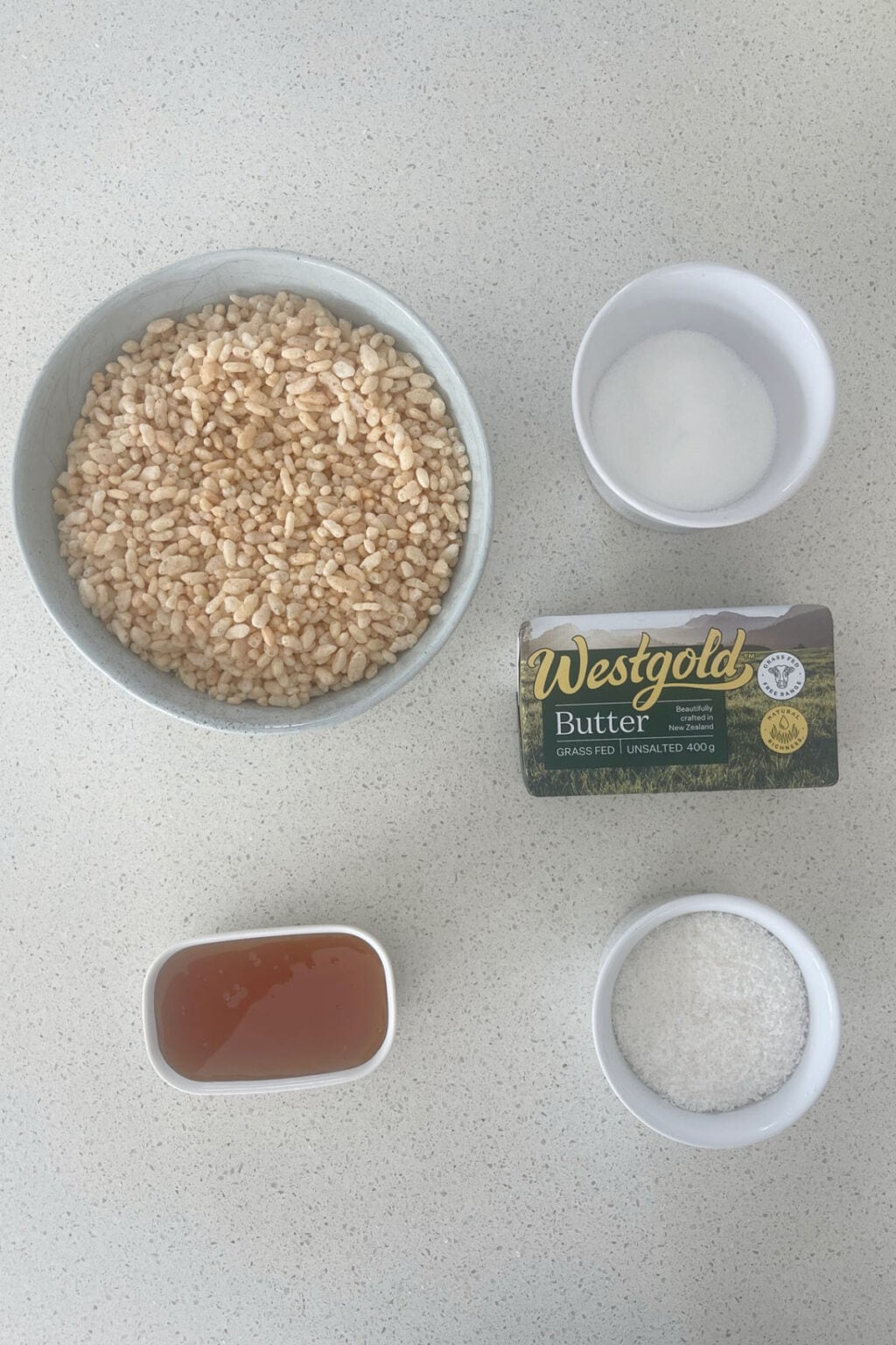 Honey Rice Bubble Slice - Create Bake Make