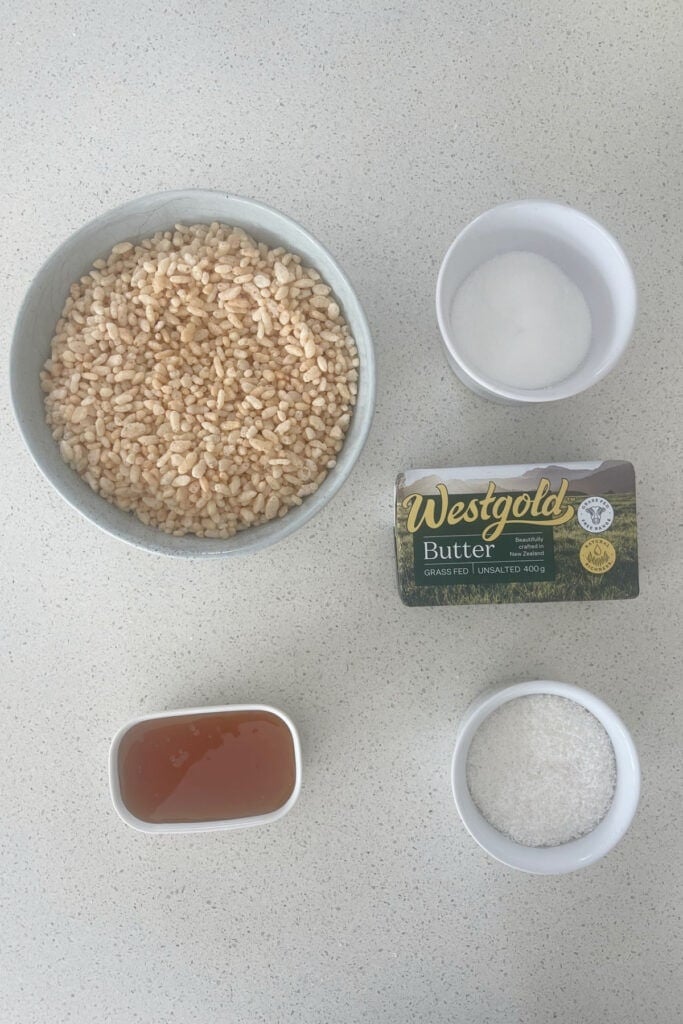 Honey Rice Bubble Slice - Create Bake Make