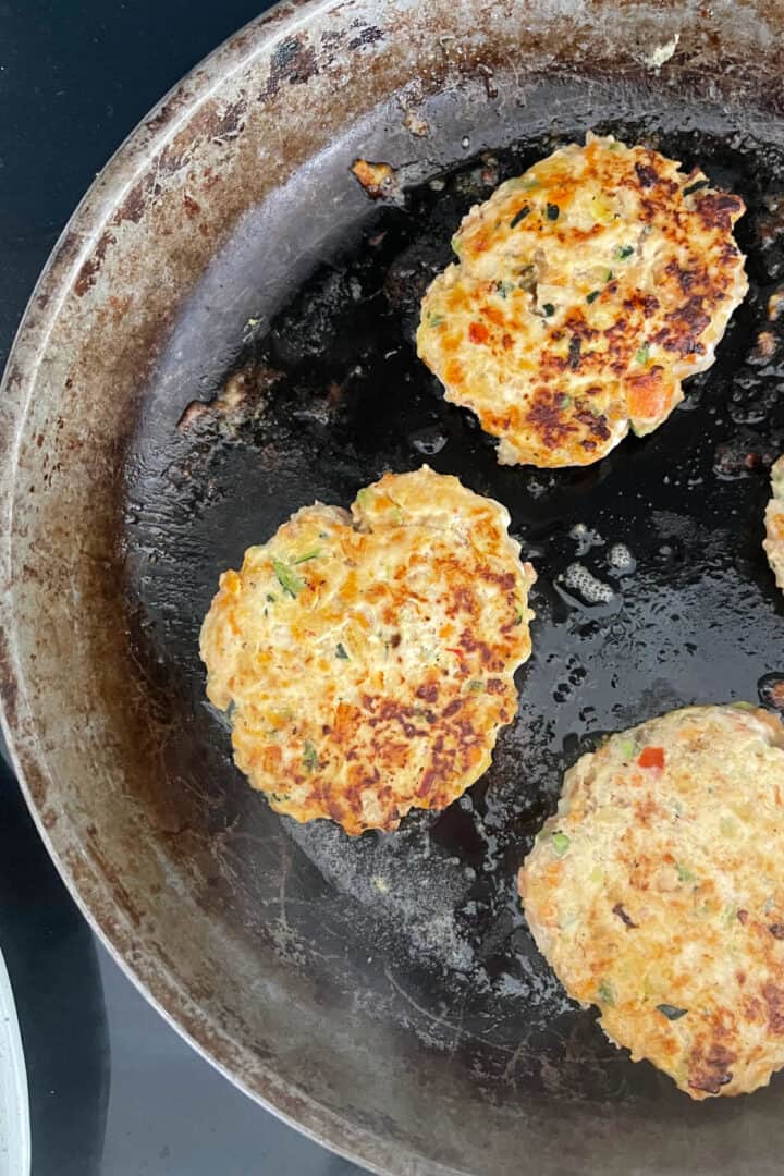 Easy Chicken Rissoles - Create Bake Make