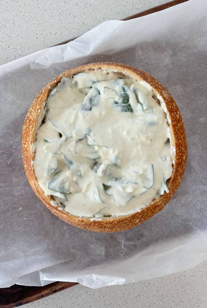 Spinach Cob Loaf - Create Bake Make